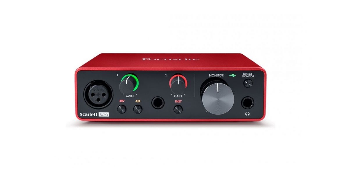 Звуковая карта Focusrite Scarlett Solo 3th gen • лучшая цена • купить в ...